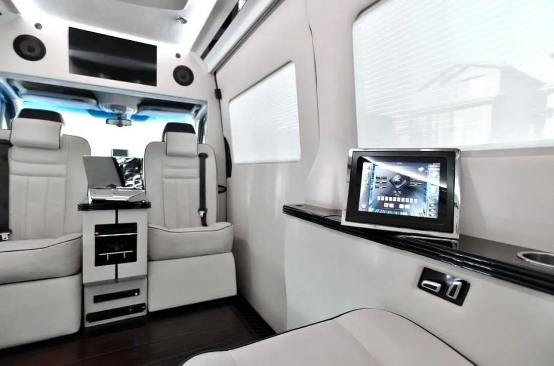 Tricked Out Mercedes-Benz Sprinter Van by Bespoke Coachworks